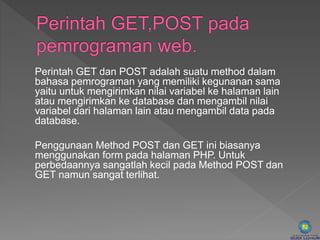 Tugas 7 Rekweb Univ. Budi Luhur | PPTX