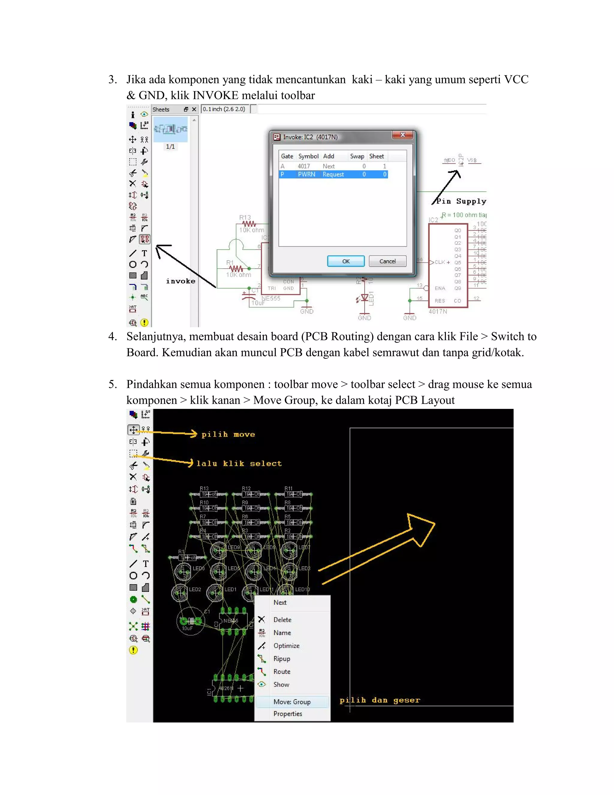 Tutorial Menggunakan Software Eagle | PDF