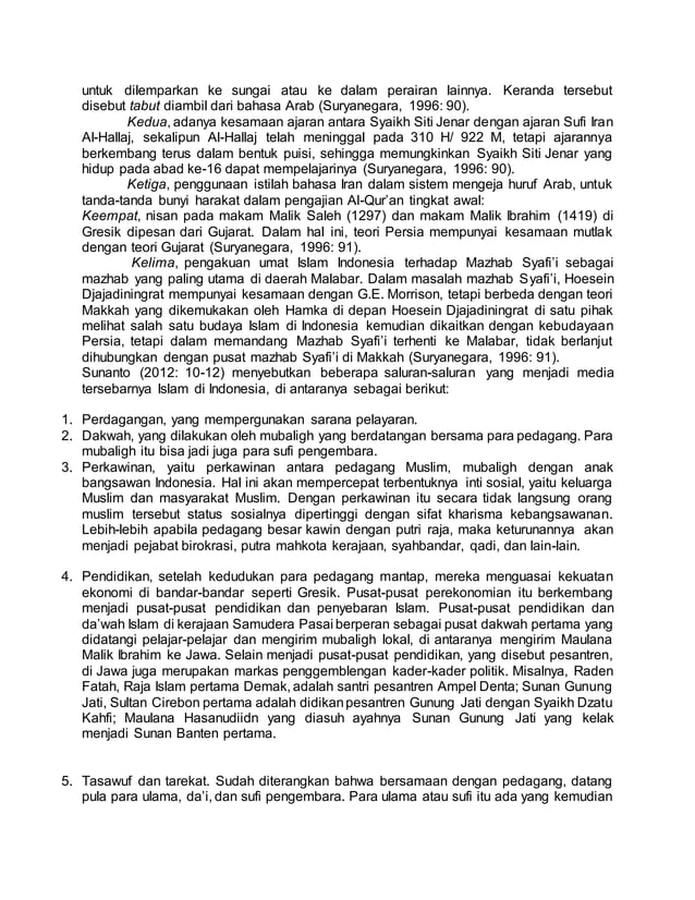 SEJARAH MASUKNYA ISLAM KE INDONESIA | PDF