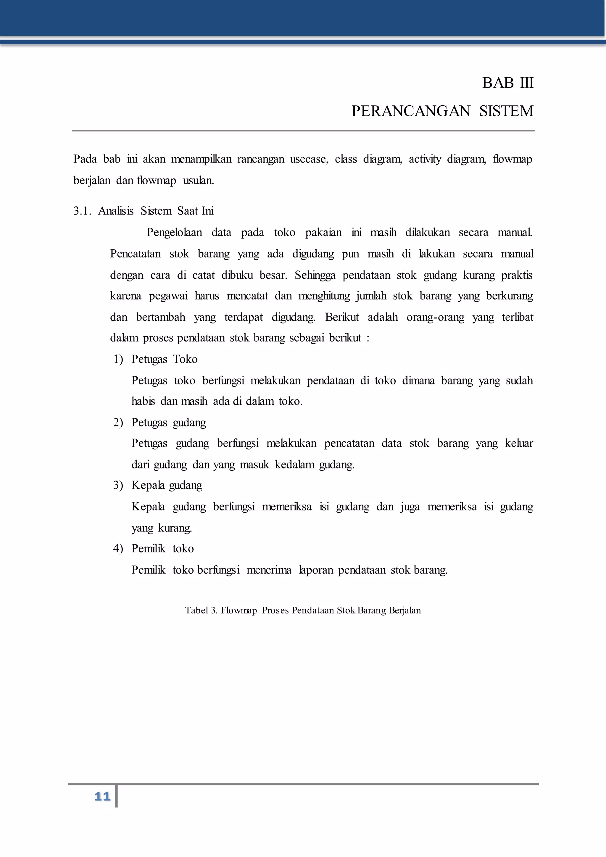 Aplikasi Pendataan stok barang pada toko pakaian berbasis java dekstop ...