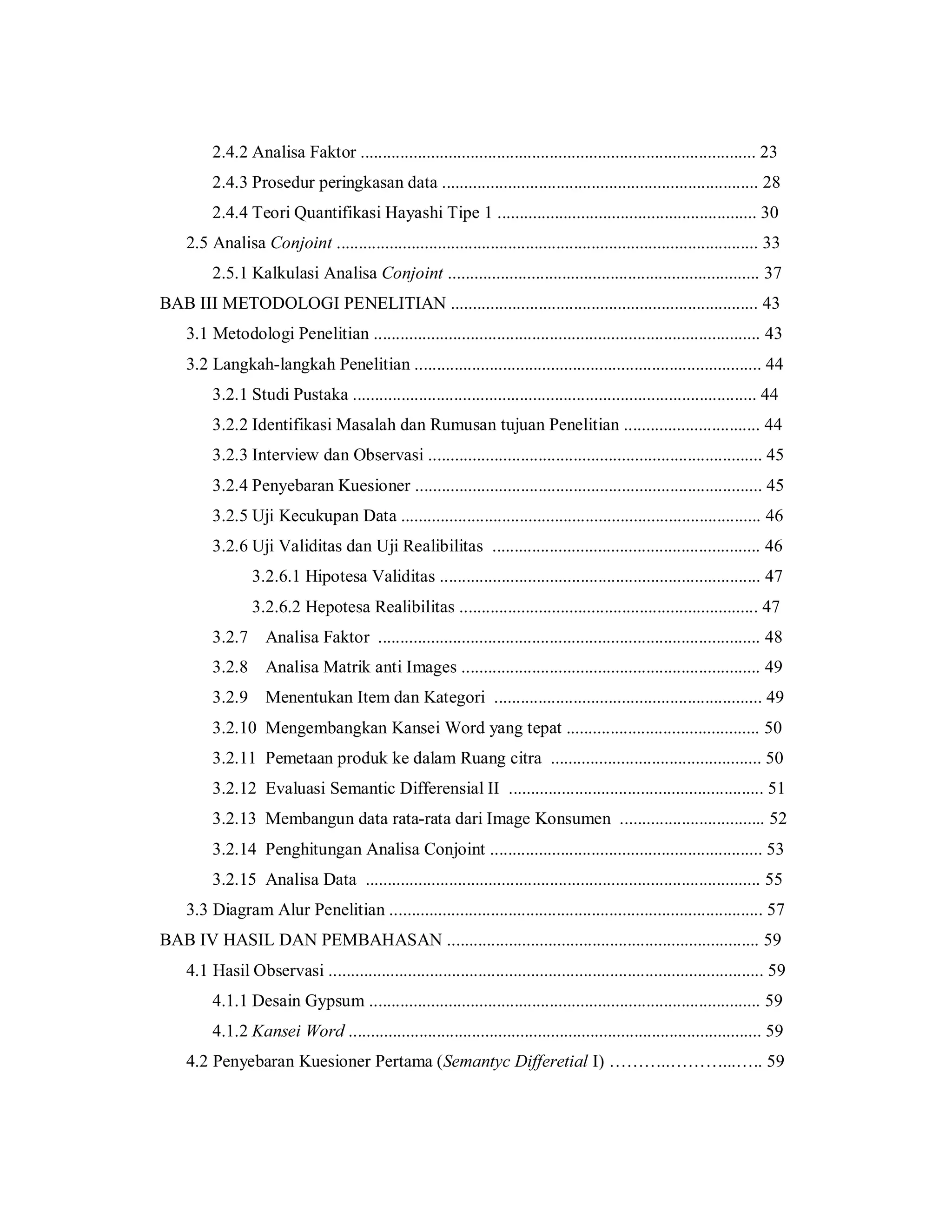 Tugas Akhir Dengan Metode Kansei Engineering | PDF