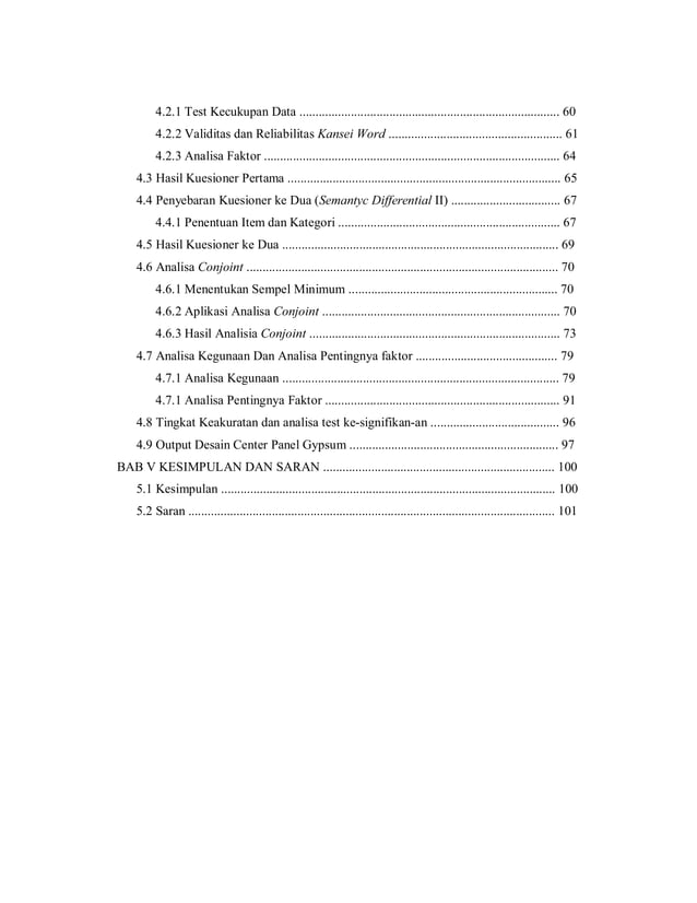 Tugas Akhir Dengan Metode Kansei Engineering | PDF