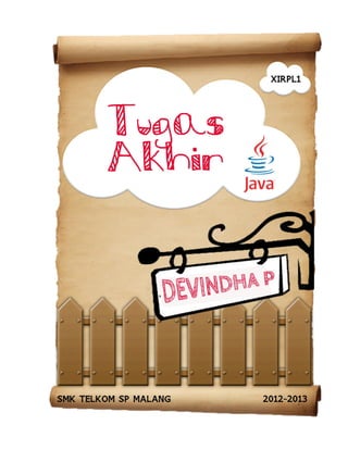 Tugas akhir java | PDF