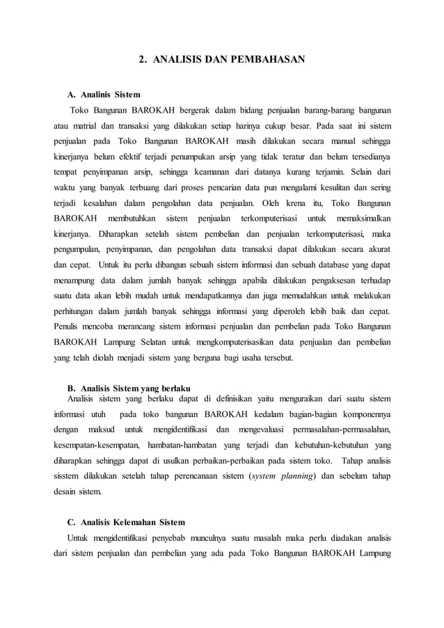 Tugas akhir matakuliah imk | PDF