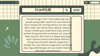 tugas akhir perkembangan seni rupa nusantara periode Persagi | PPT