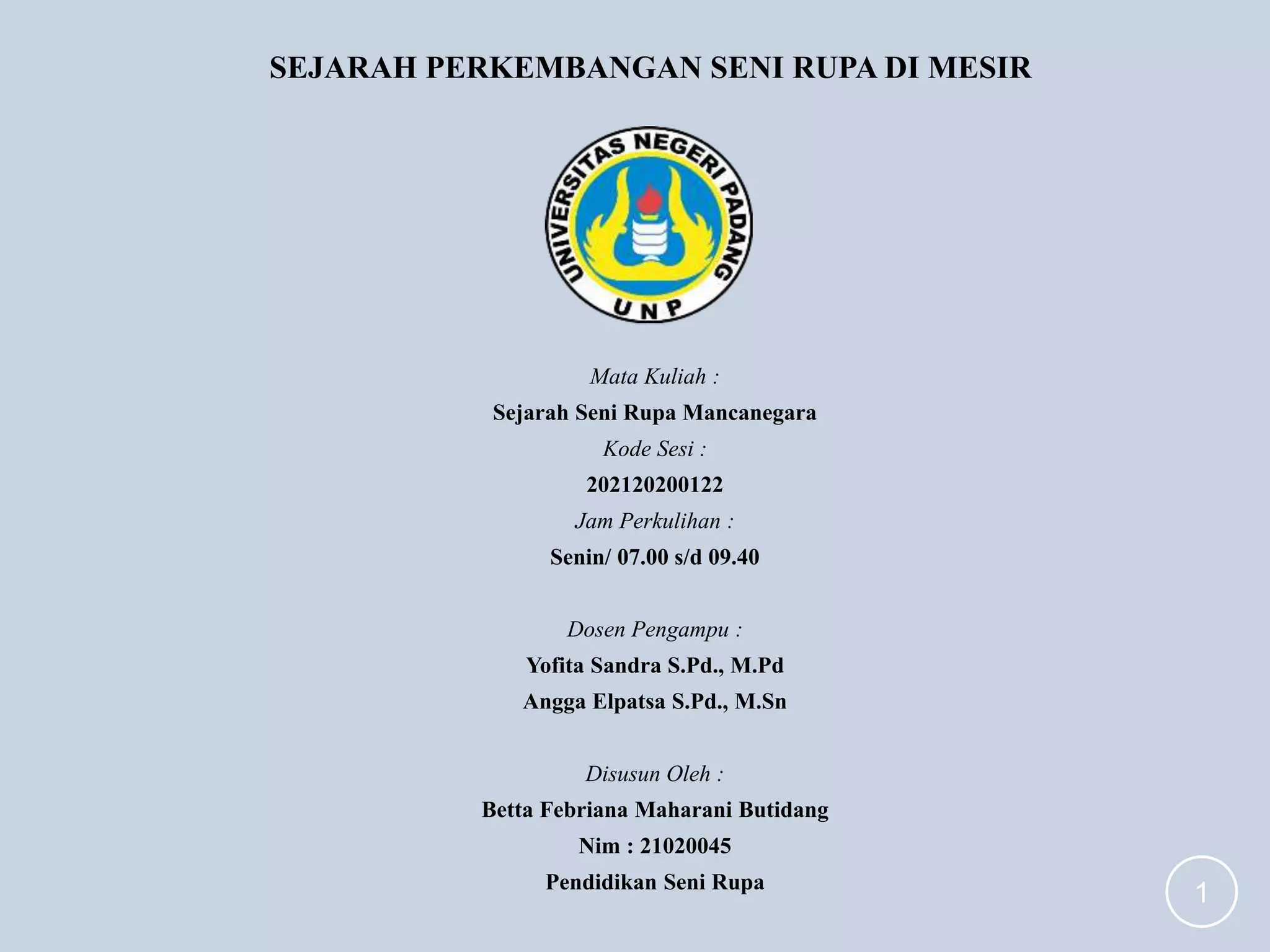Sejarah Perkembangan Seni Rupa Dimesir.pptx