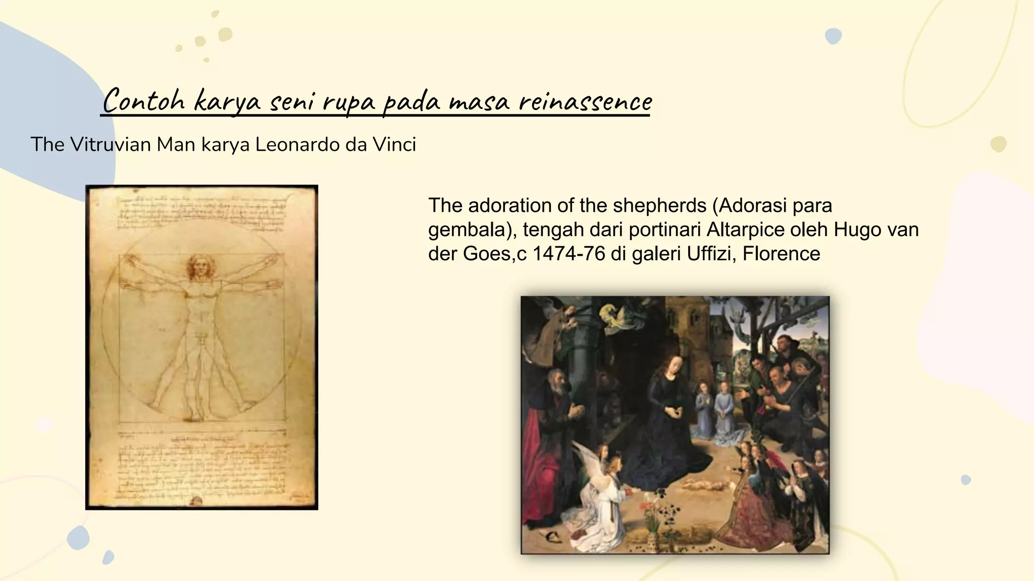 Perkembangan seni rupa era Renaissance | PPTX