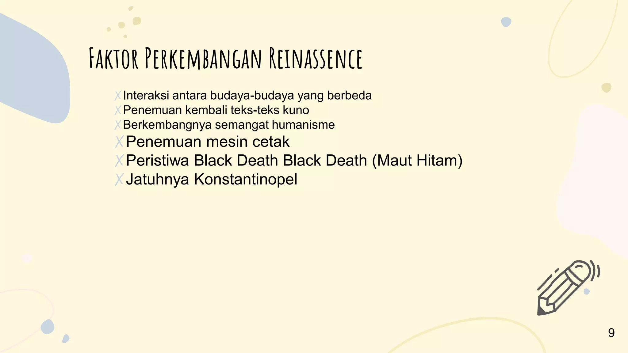 Perkembangan seni rupa era Renaissance | PPTX