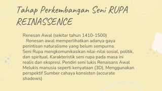 Perkembangan seni rupa era Renaissance | PPTX