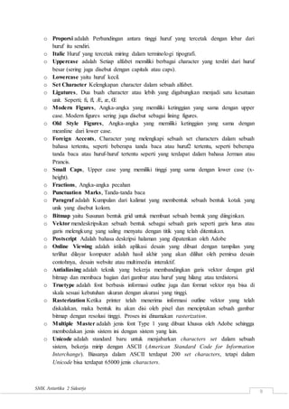 Desain Tipografi Menggunakan CorelDRAW | PDF