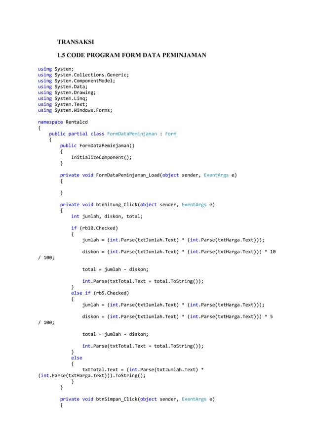 menu strip - visual basic | PDF