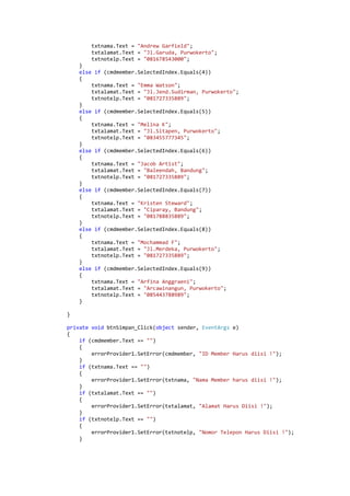 menu strip - visual basic | PDF