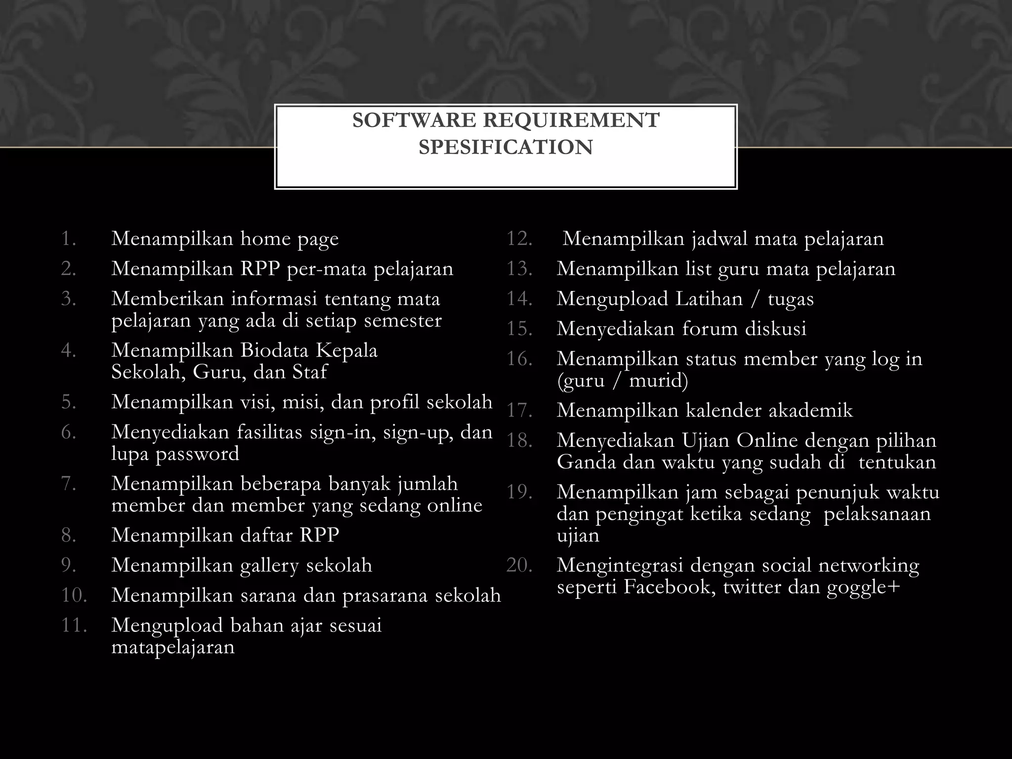 Tugas akhir web design | PPT