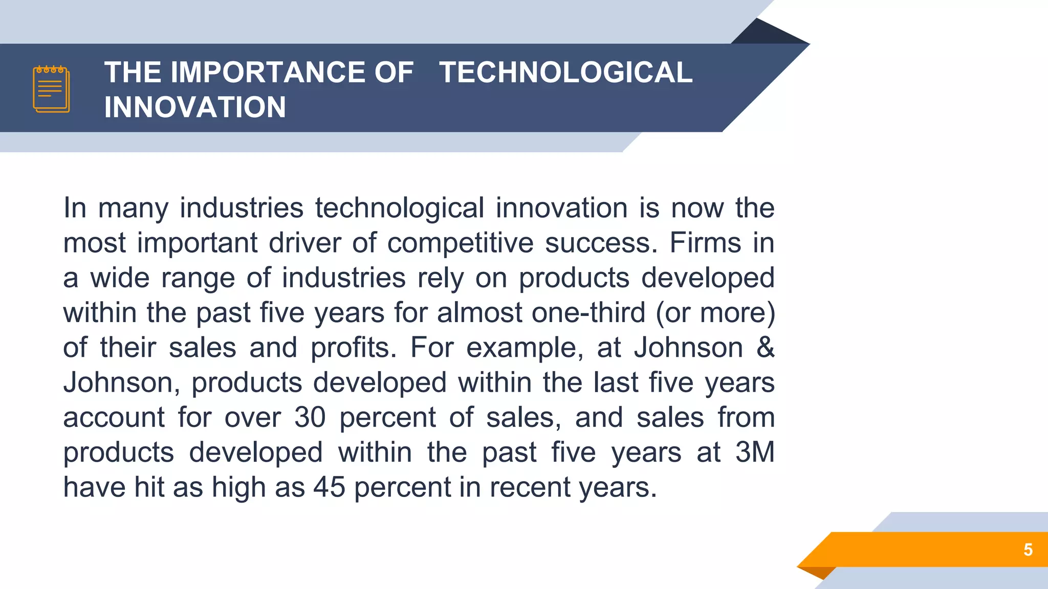 STRATEGIC MANAGEMENT OF TECHNOLOGICAL INNOVATION | PPTX