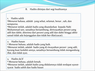 Tugas al quran hadist power point | PPT