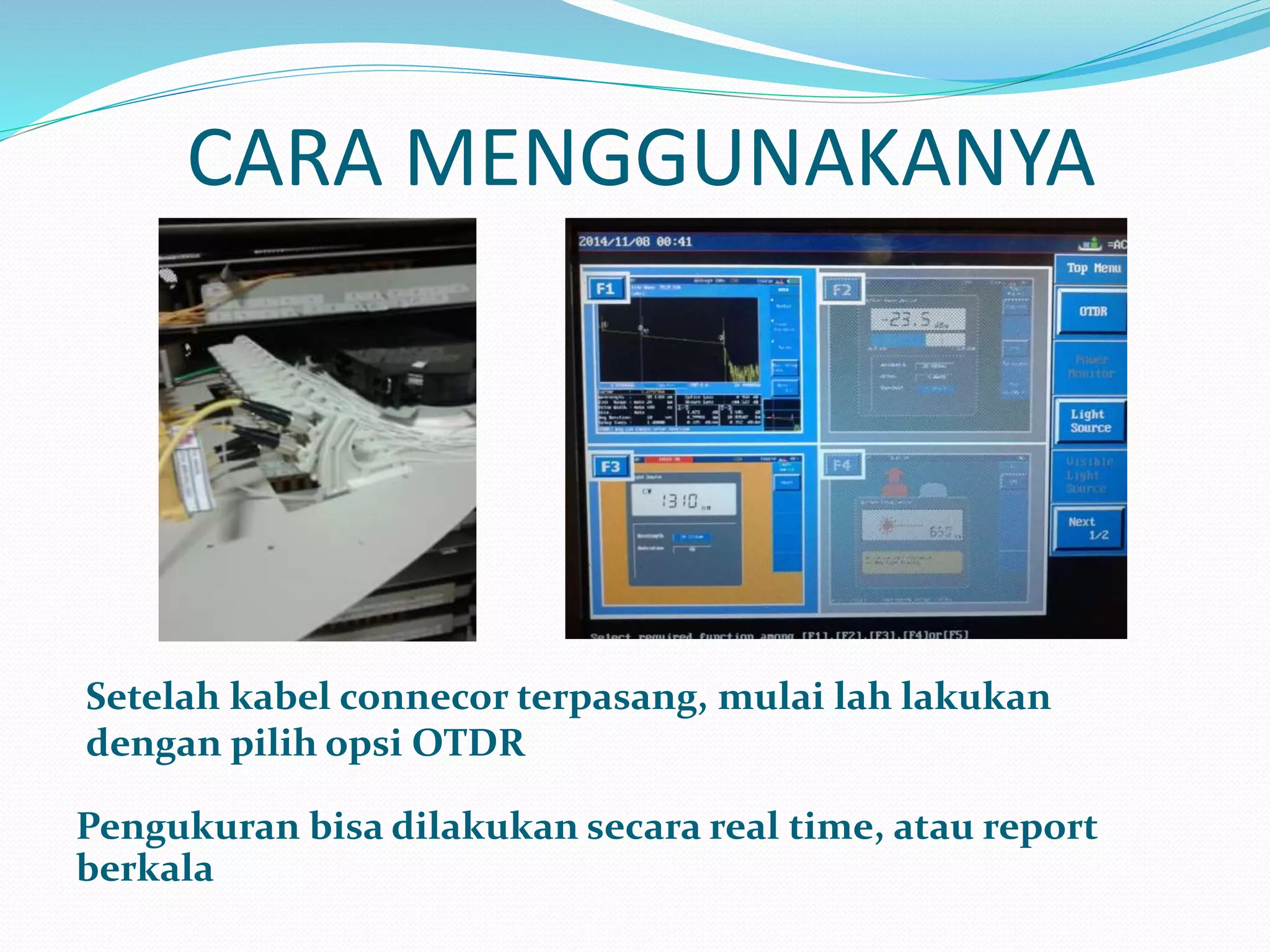 Tugas alat bantu dan alat ukur (OTDR) | PPTX