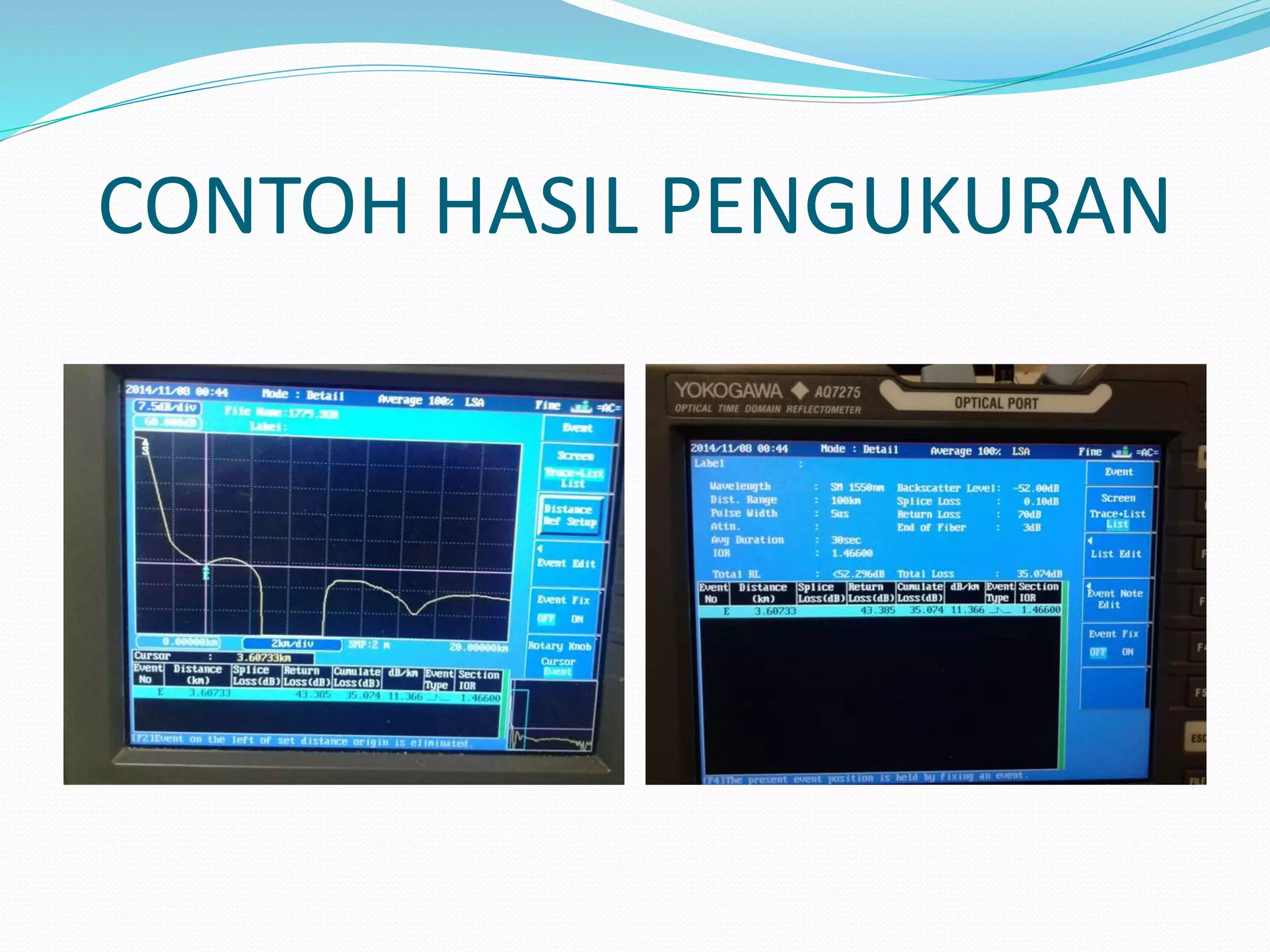 Tugas alat bantu dan alat ukur (OTDR) | PPTX