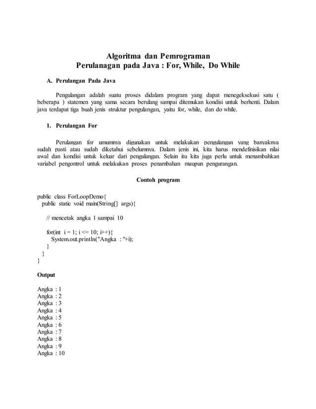 Tugas algoritma | DOCX