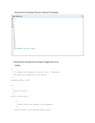 Algoritma - Array | PDF