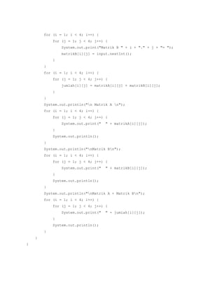 Algoritma - Array | PDF