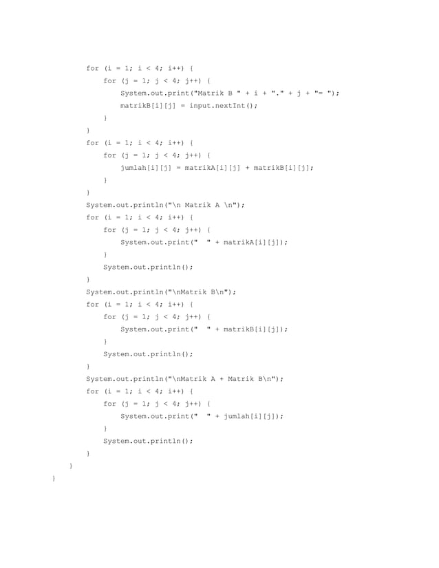 Algoritma - Array | PDF