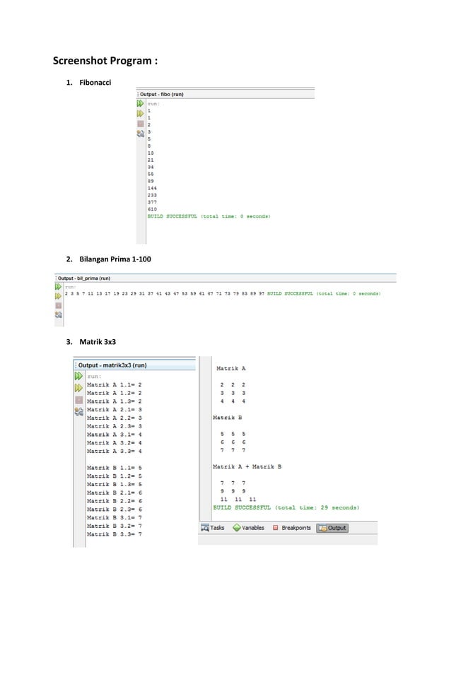 Tugas algoritma fibonacci | DOCX | Programming Languages | Computing