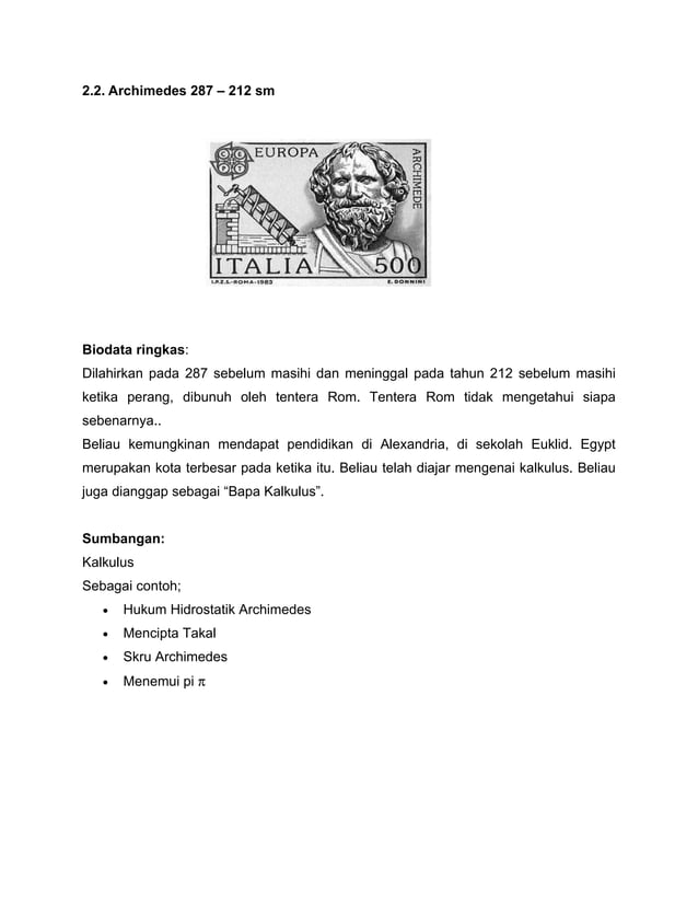 tokoh matematik | DOC