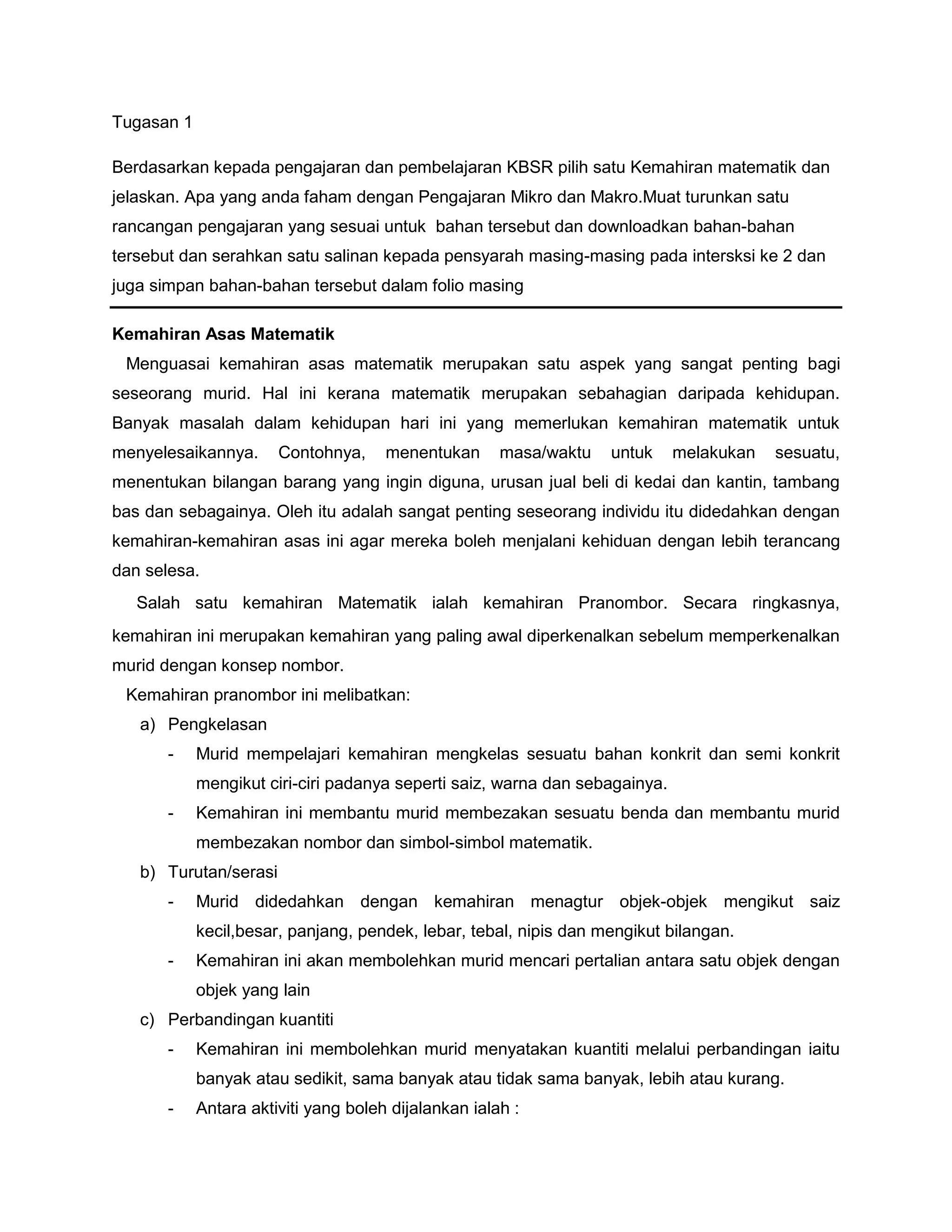 Tugasan 1 | DOCX