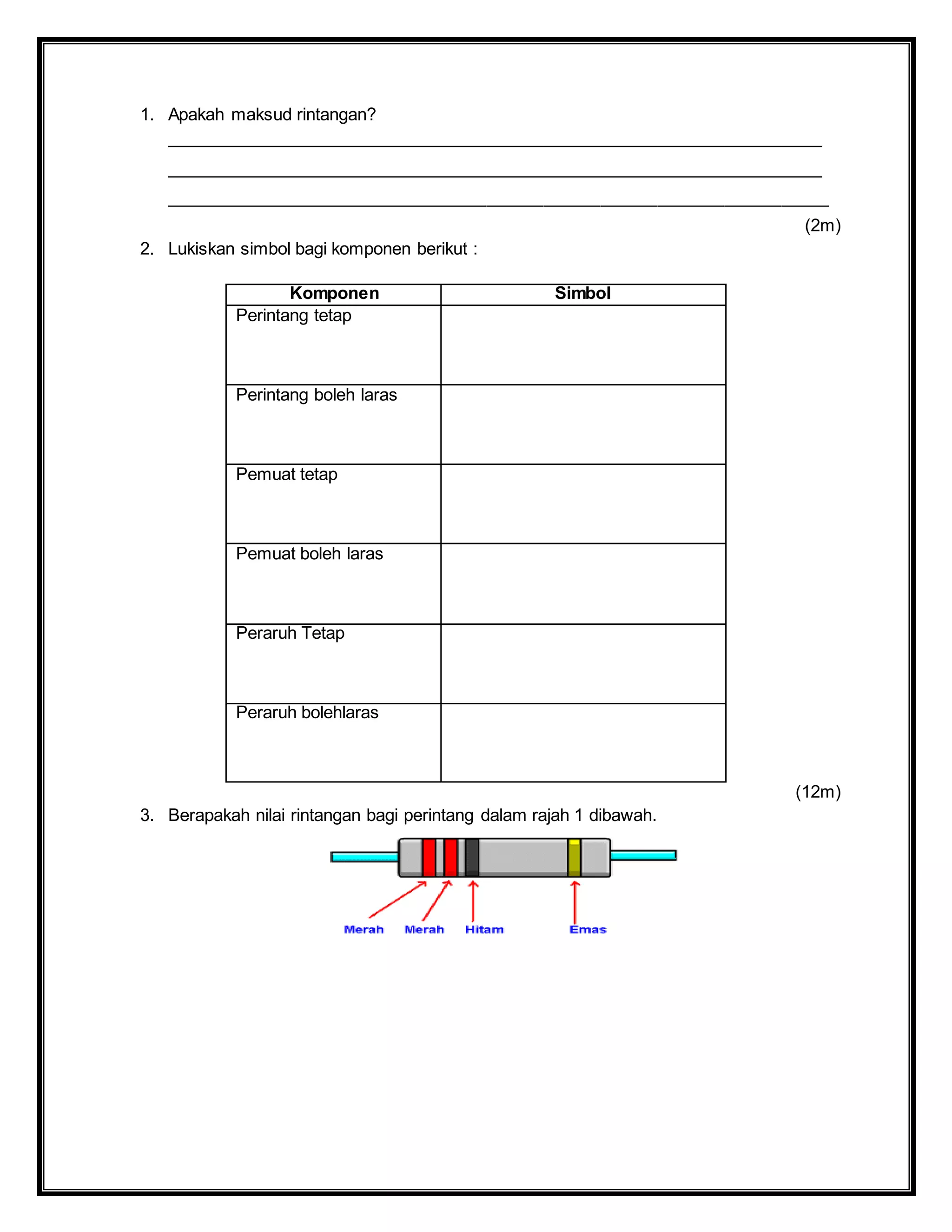 Tugasan 1 prinsip elektrik | DOCX