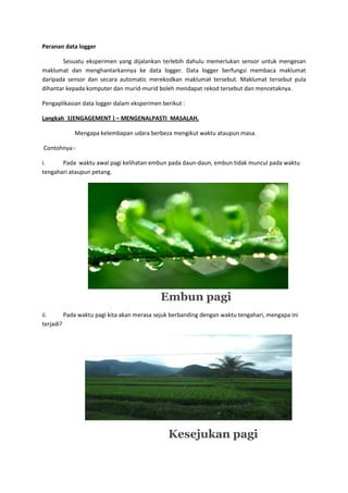 Tugasan 2 data logging | PDF