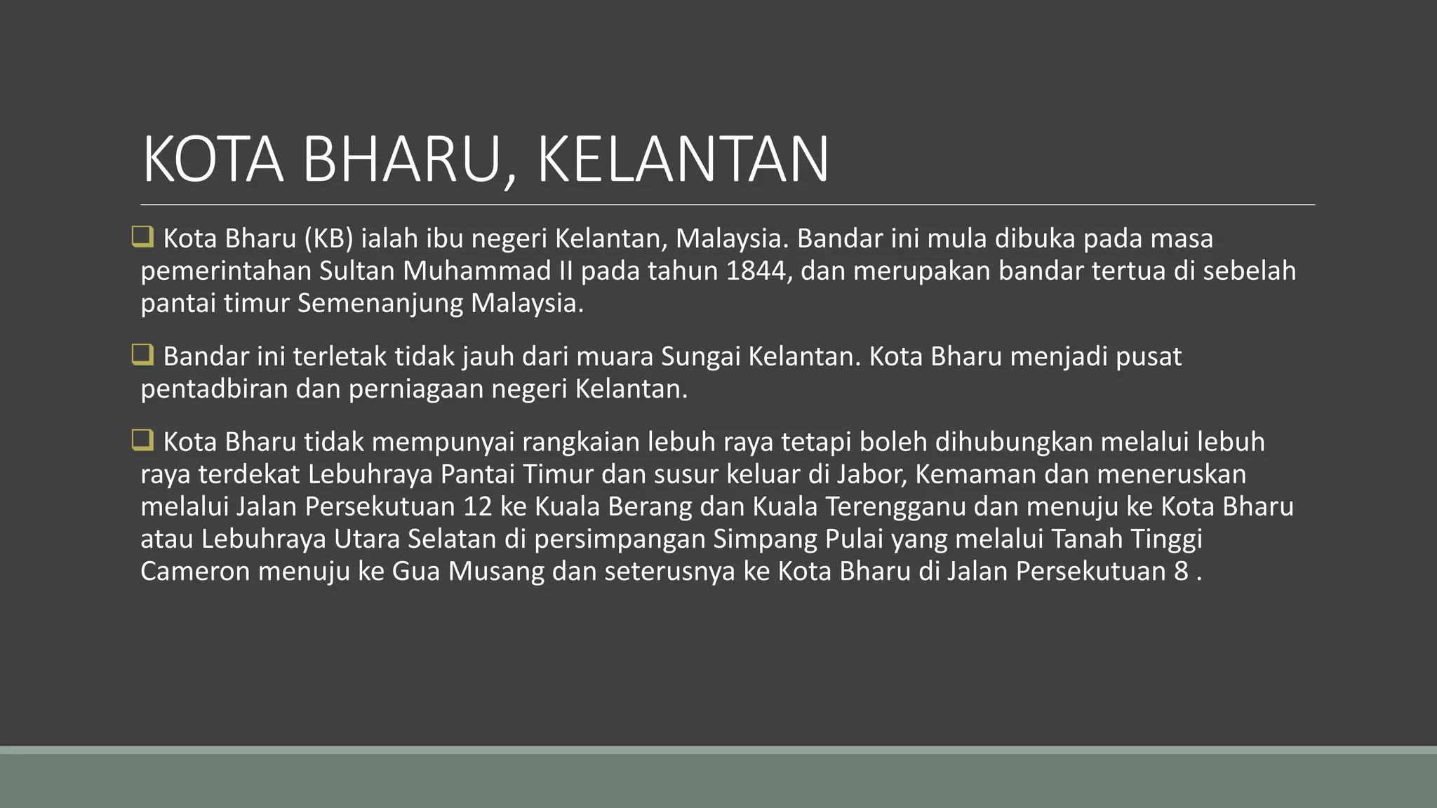 Tugasan 2( bandar saya) | PPT