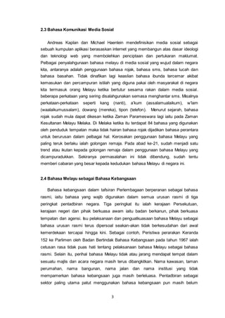 Isu dan Cabaran Bahasa Melayu di Peringkat Serantau dan Antarabangsa | DOCX