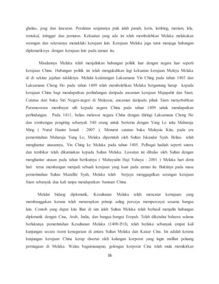 Tugasan 2 kenegaraan melaka -mohd. ameri | DOC
