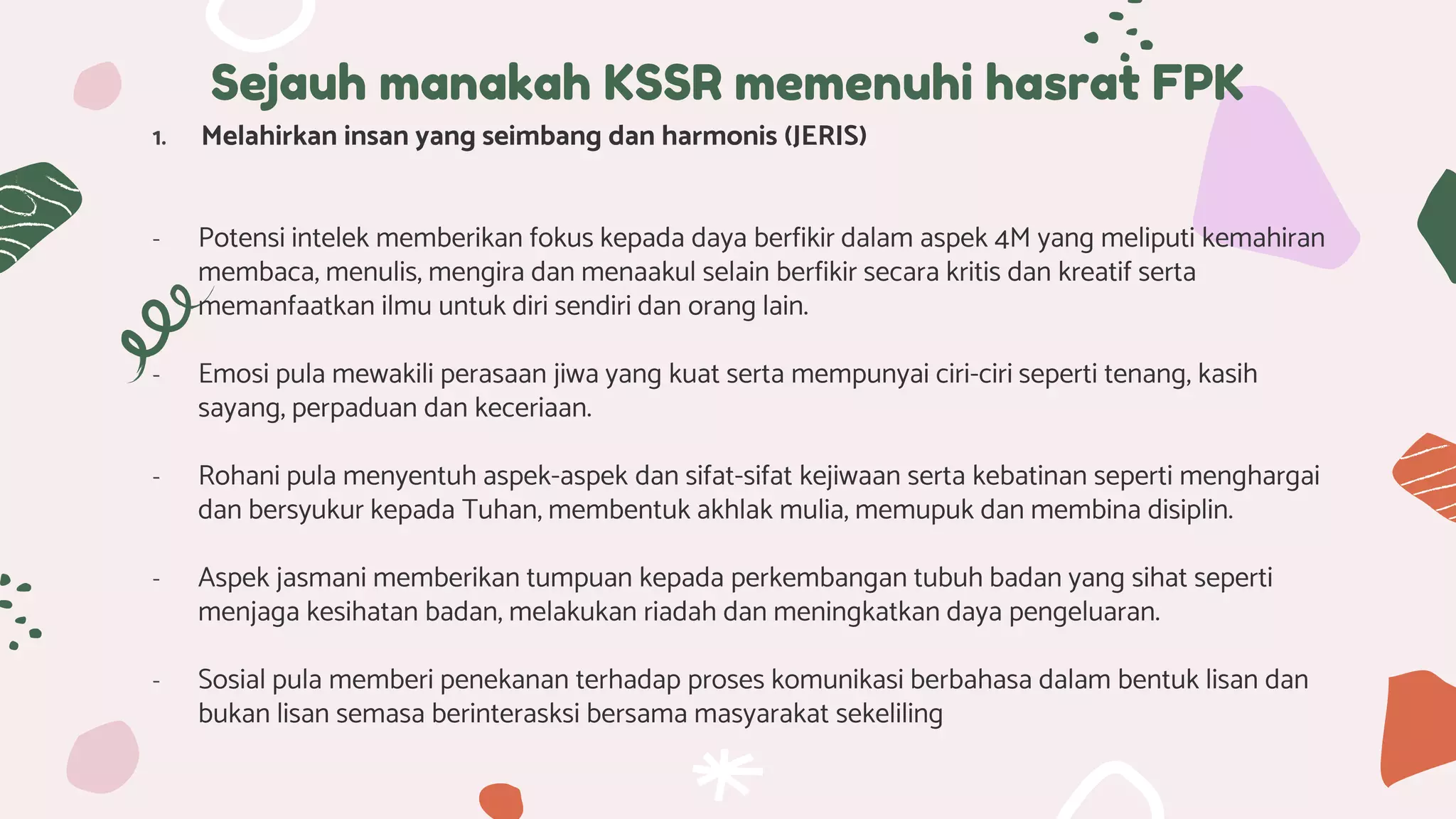 Jenis Kurikulum dan Pelaksanaan KSSR | PPTX