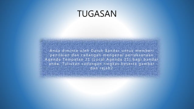 Tugasan 5 agenda tempatan 21 | PPT