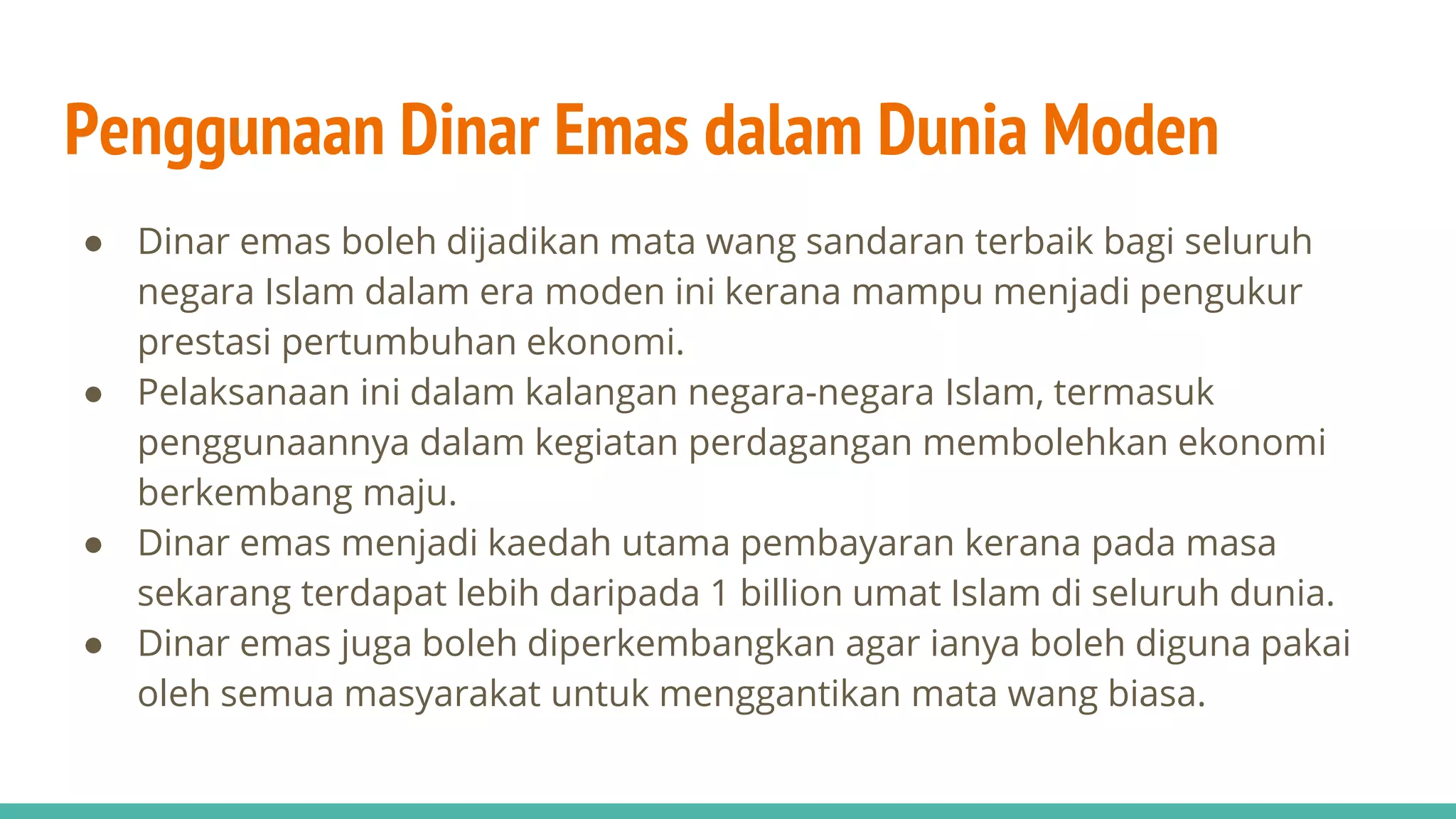 Tugasan 5 dinar emas | PPT