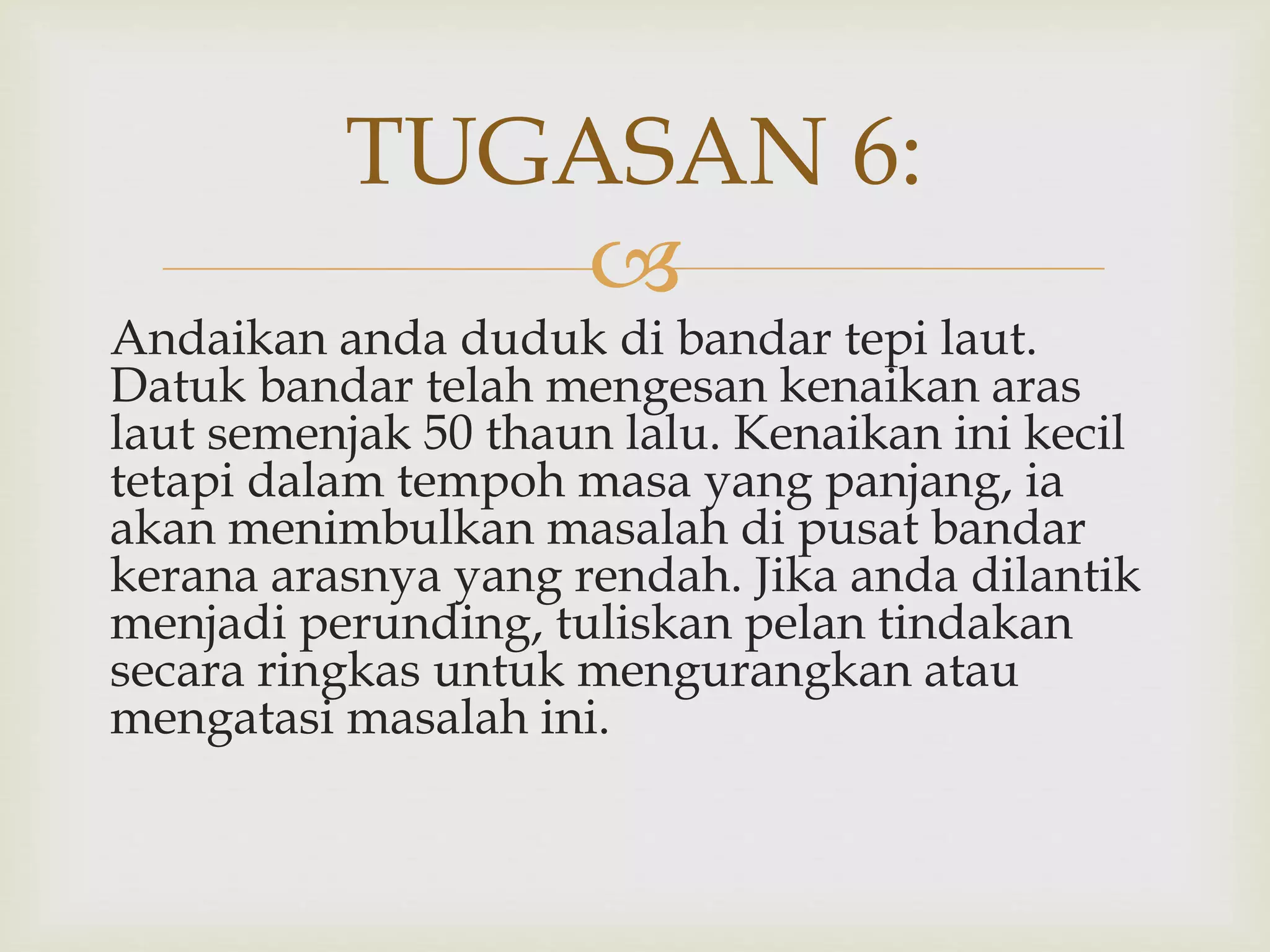 Tugasan 6 pemanasan gobal | PPTX