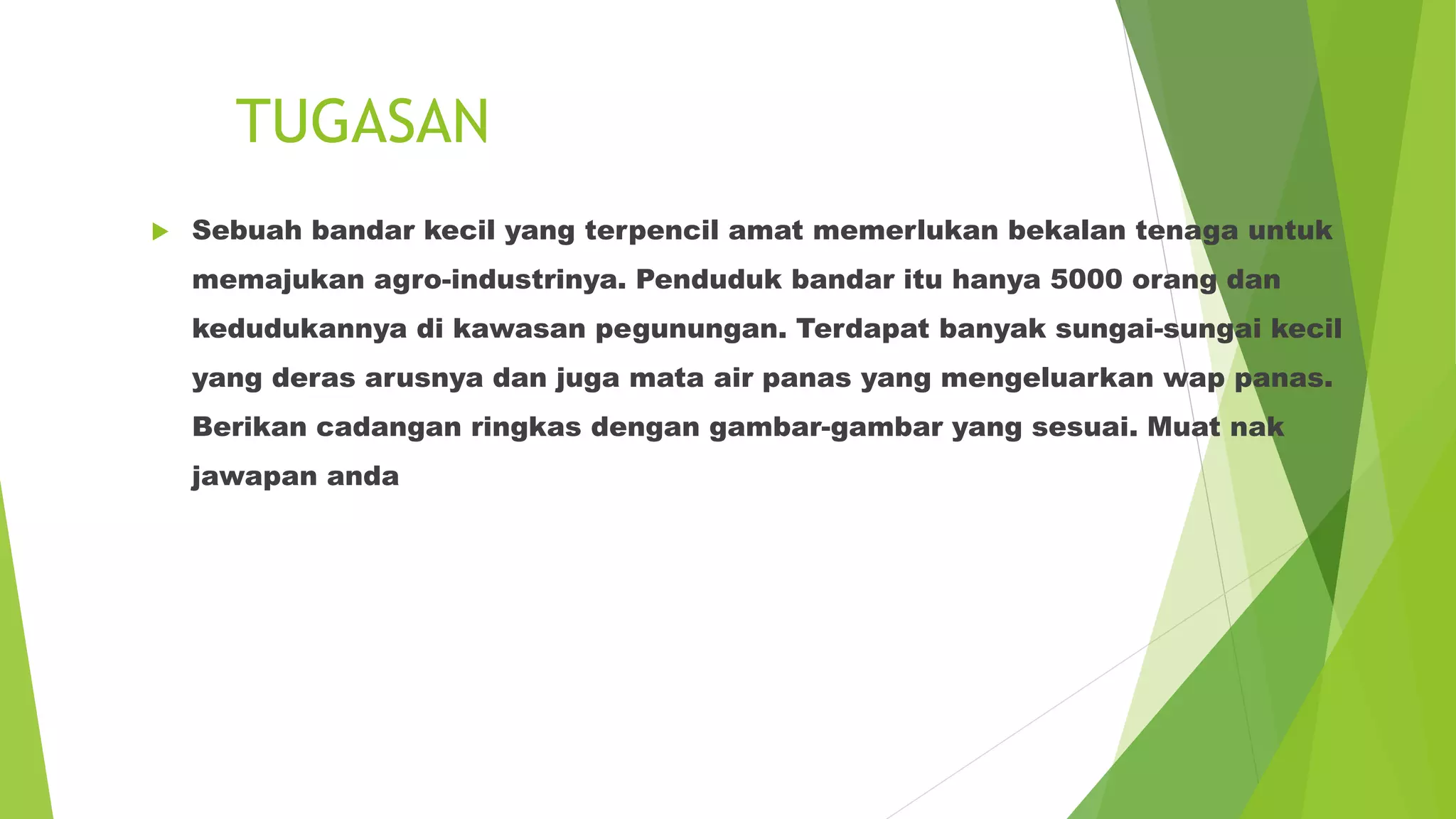 Tugasan 8 bekalan tenaga a164280 | PPT