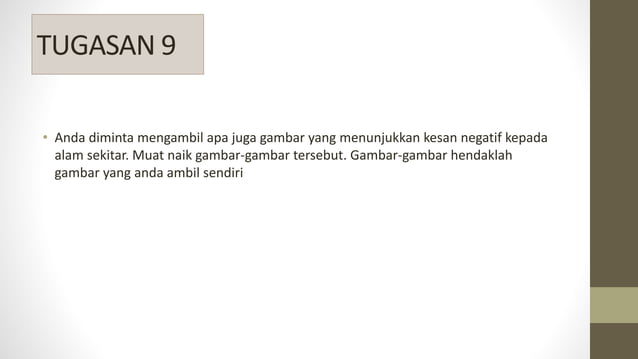 Tugasan 9 | PPT