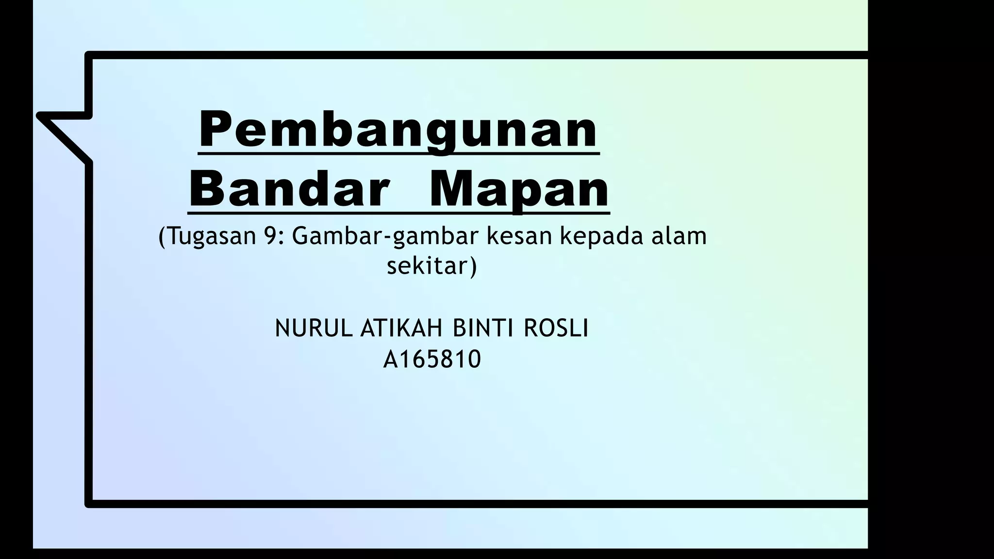 Tugasan 9 a165810 | PPT