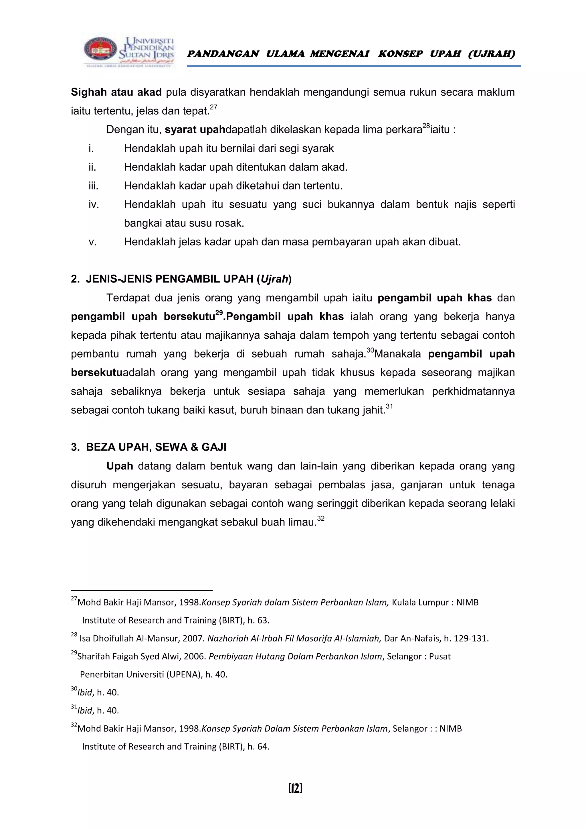 Tugasan al fiqh al islami 1 assignment pertama tajuk pilihan konsep ...