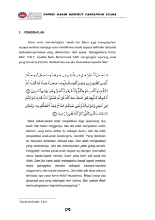 Tugasan al fiqh al islami 1 soalan kedua (konsep nasab menurut ...