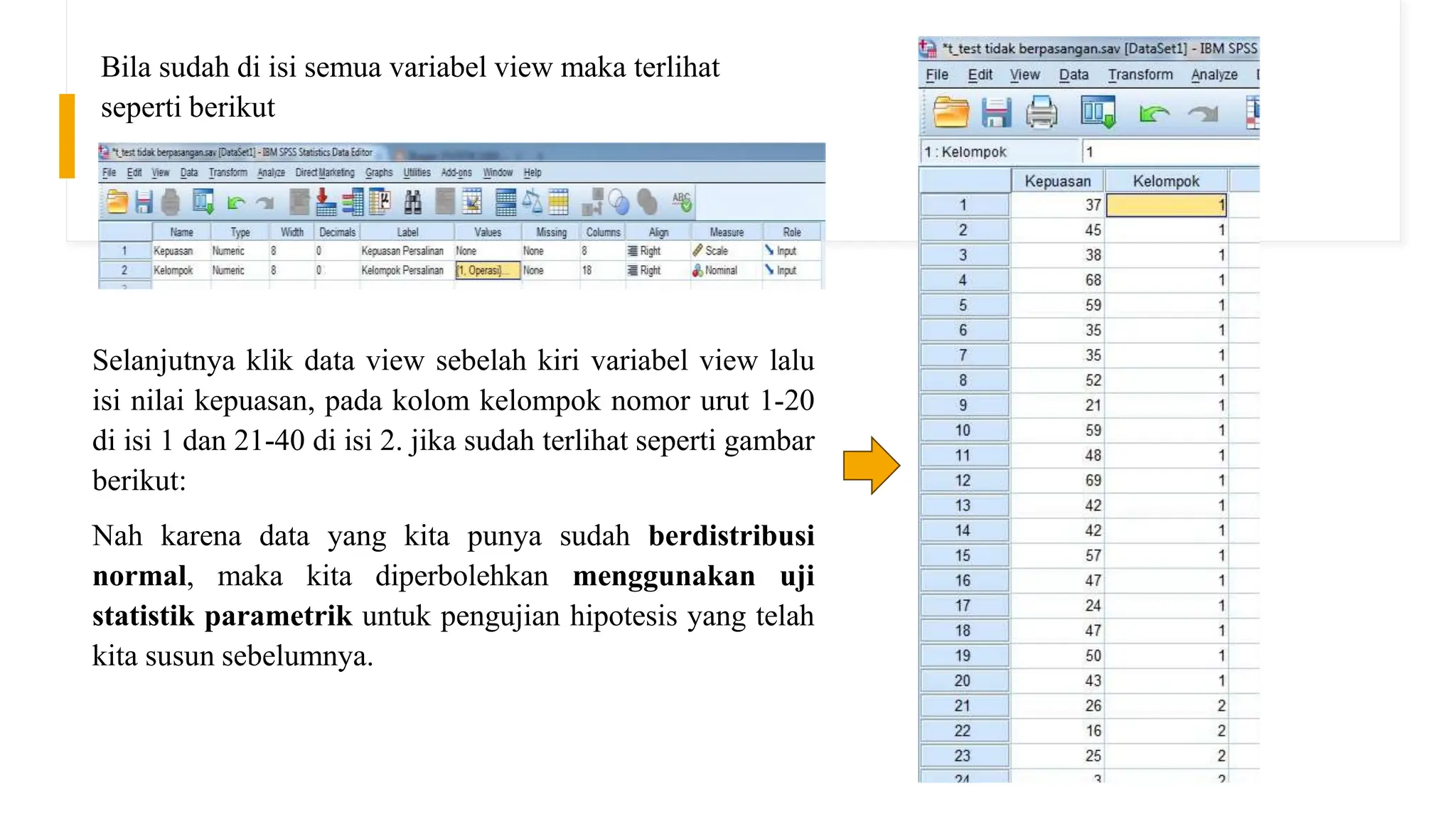 TUGAS ANALISIS DATA menggunakan alat bantu SPSS | PPTX