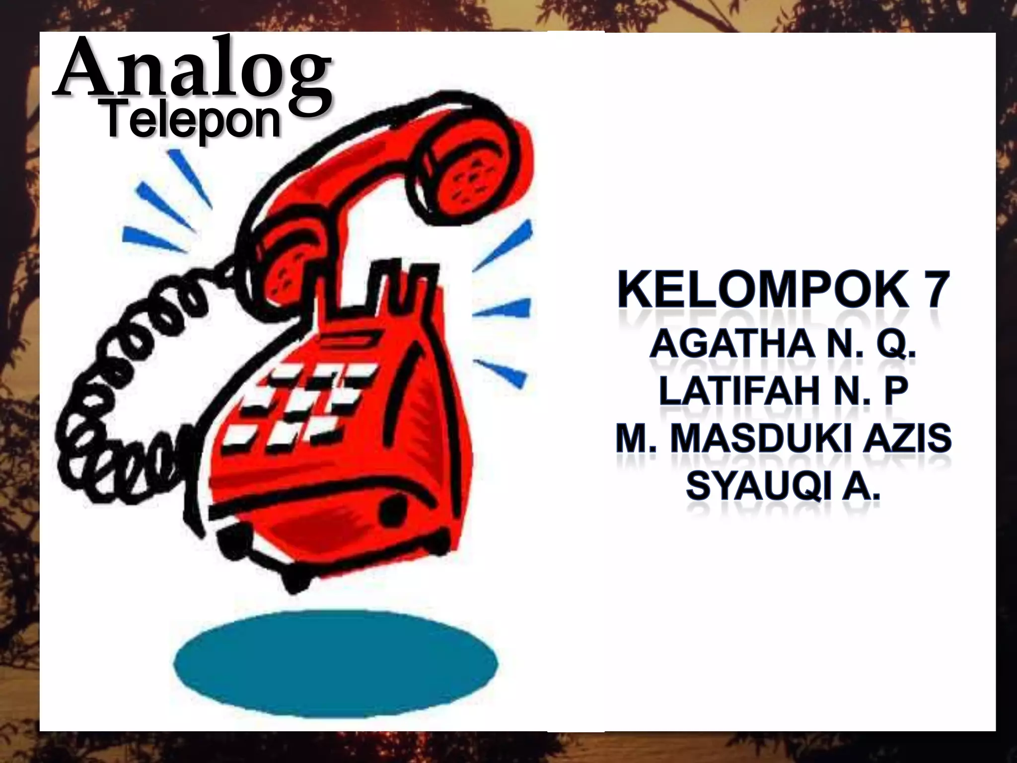 Teknik Analog (Telepon) | PPTX