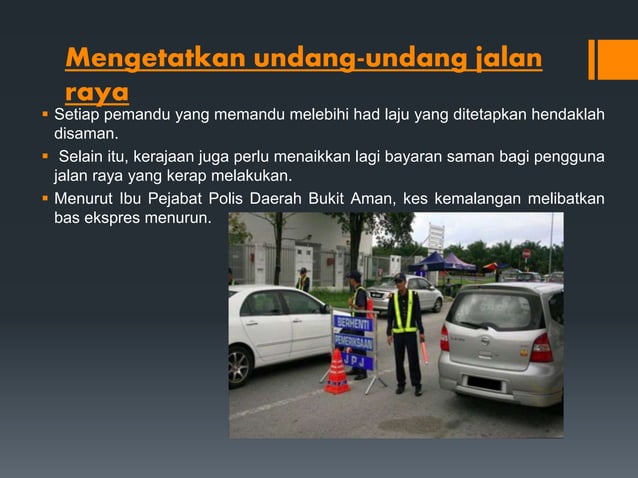 Tugasan audit keselamatan jalan raya | PPT