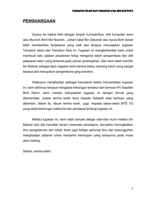 Tugasan ibnubattutatribute | DOC