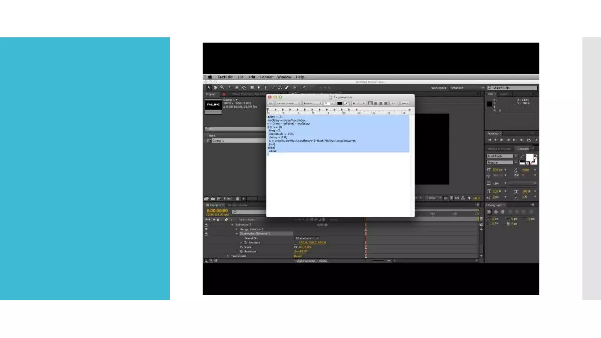 Expression in After Effect | PPTX