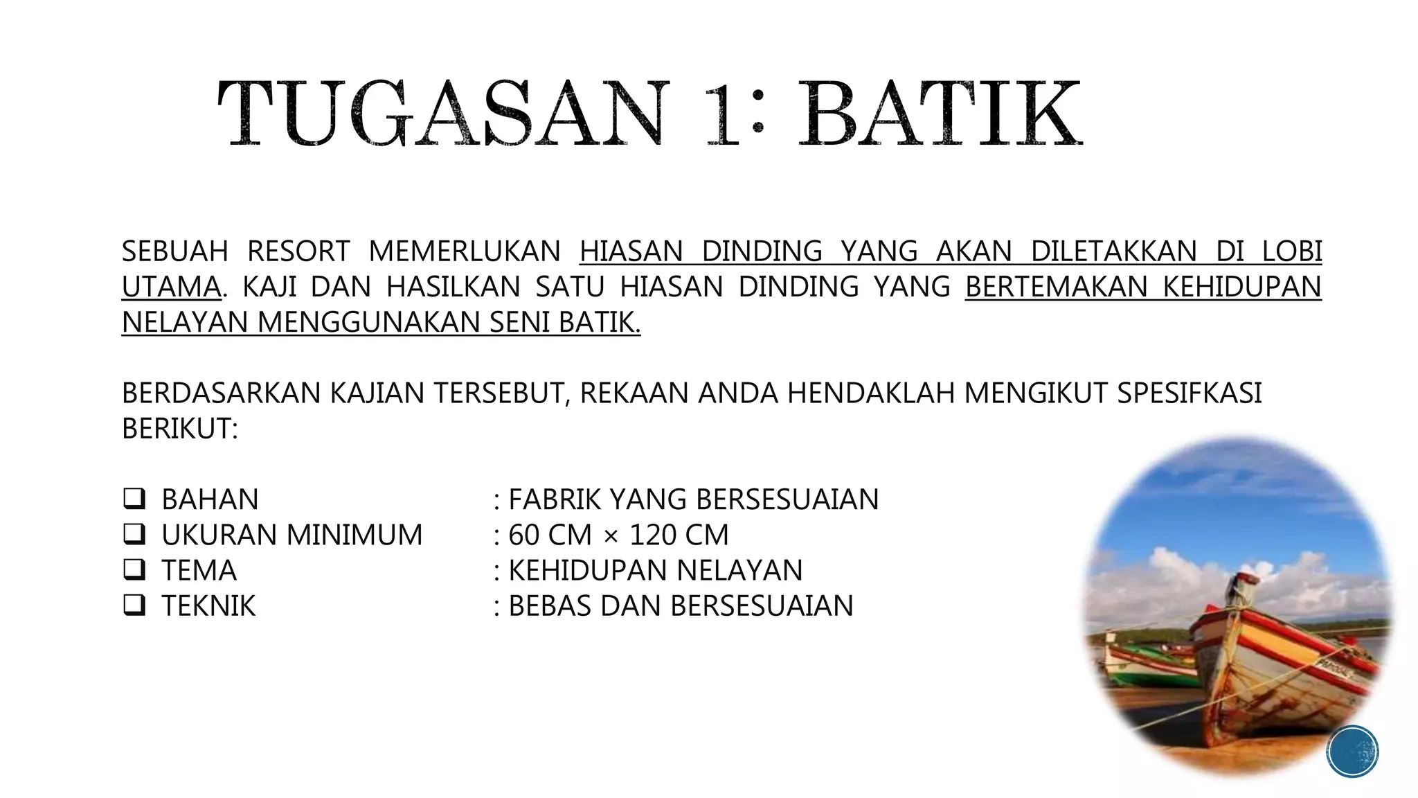 Panduan tugasan krsv batik SPM 2021 | PPT
