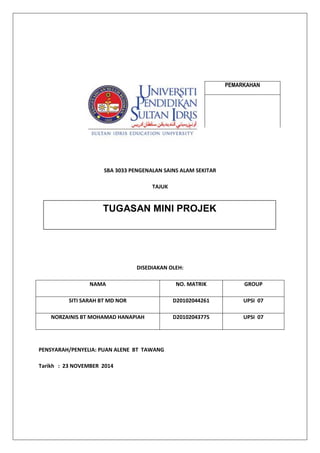 Laporan projek Kitar Semula | PDF