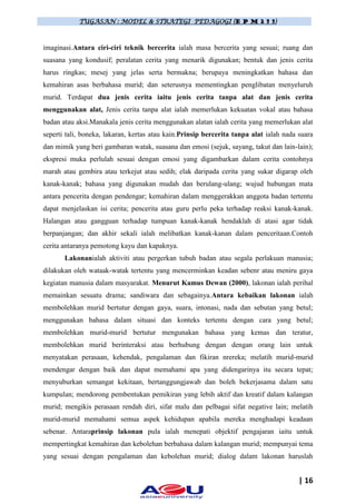 Tugasan model & strategi pedagogi epm233 (cikgu azman) | DOCX